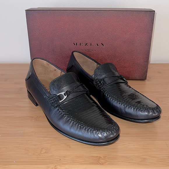 Mezlan | Shoes | Mezlan Lizard Skin Loafers | Poshmark